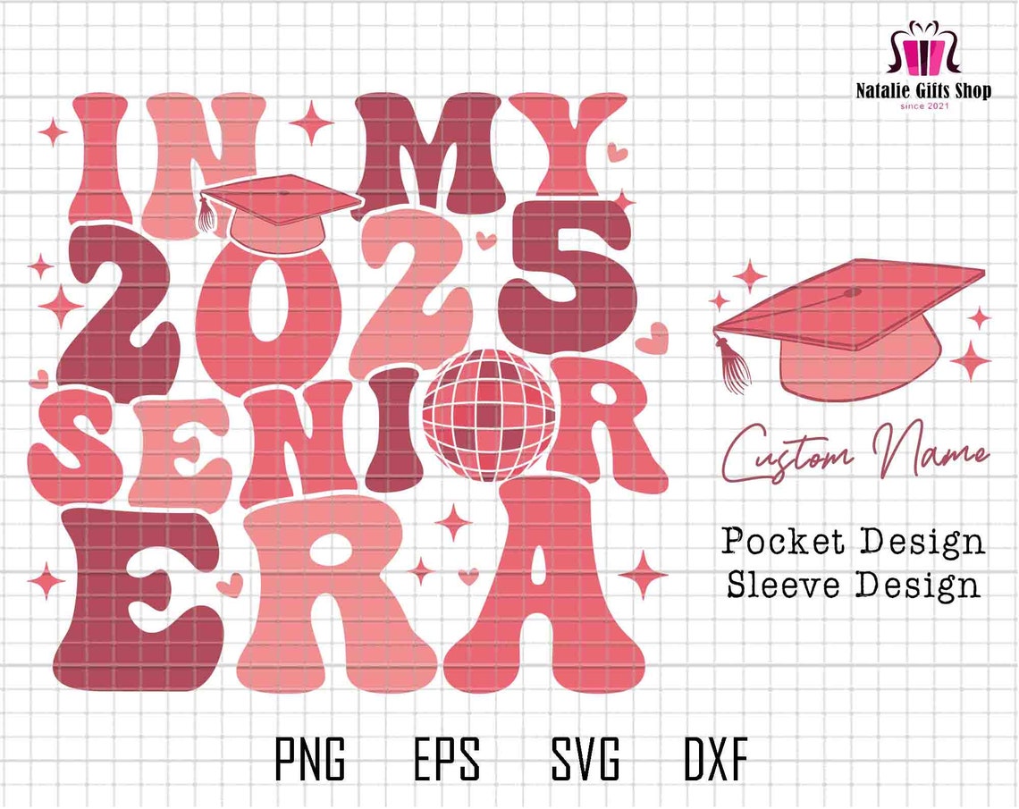 Personalized Teacher Svg, in My 2025 Senior Era Svg, Retro Teacher Svg ...