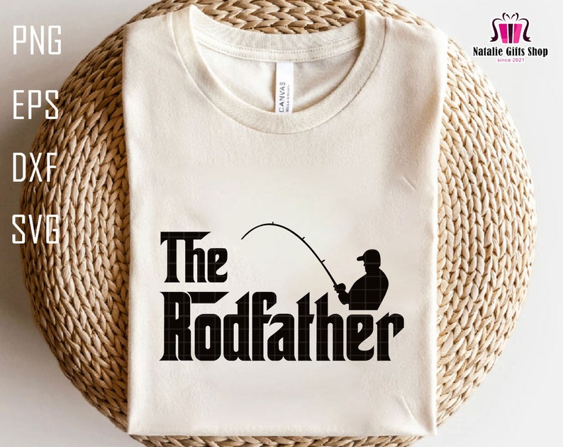 The Rodfather Svg Father Svg Gift for Fishing Dad Svg Retro - Etsy