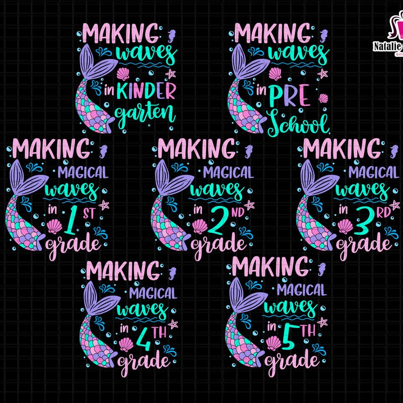 School Mermaid - Etsy