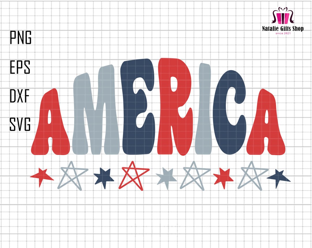 Retro America Svg, America Svg, Fourth of July Svg, Memorial Day Svg ...