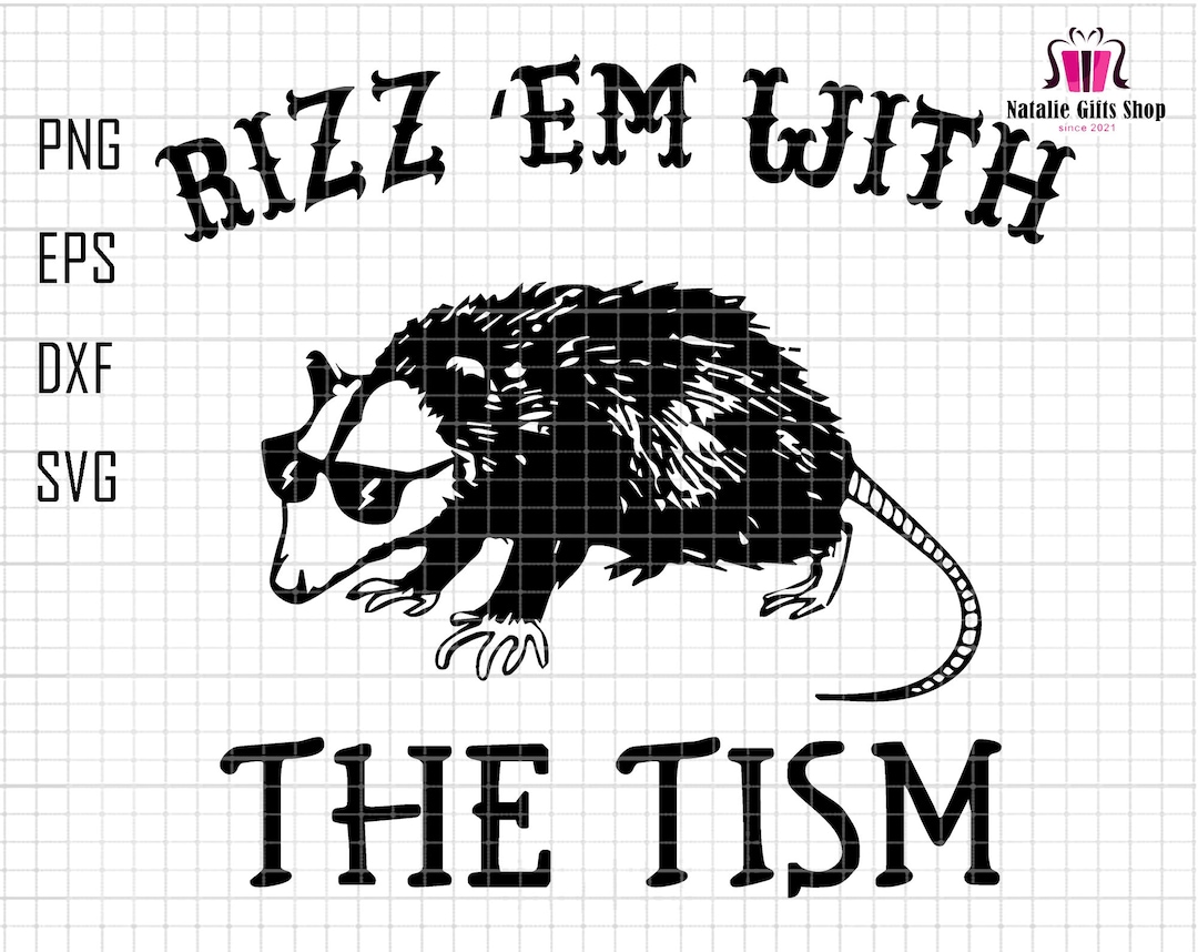 Rizz Em With the Tism Svg, Autism Awareness Svg, Gift for Autistic ...