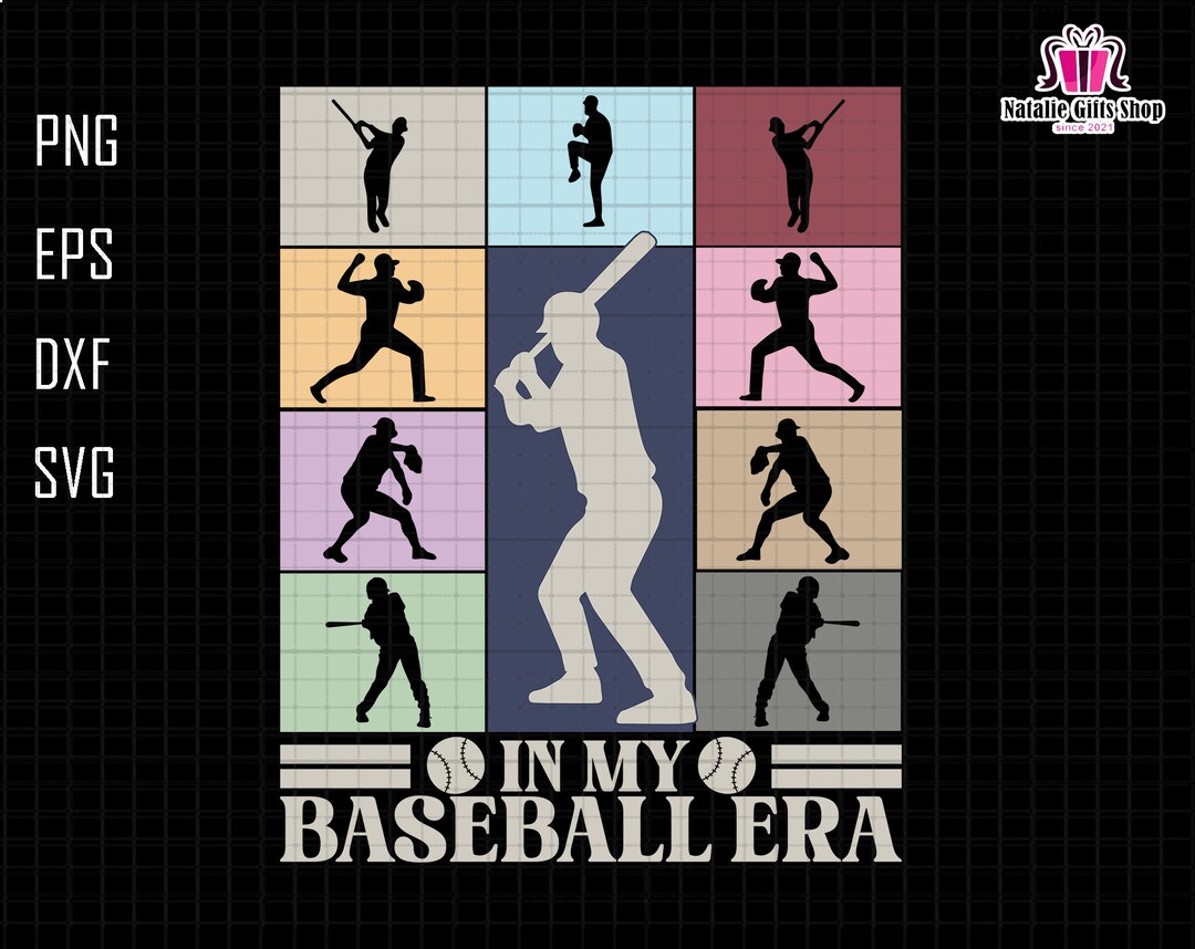 In My Baseball Era Svg, Baseball Dad Svg, Game Day Svg, Volleyball Era ...