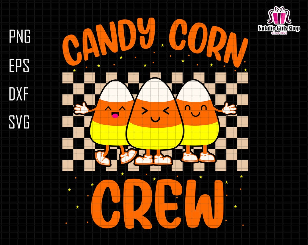 Candy Corn Crew Svg, Halloween Cake Retro Svg, Halloween Food Svg ...