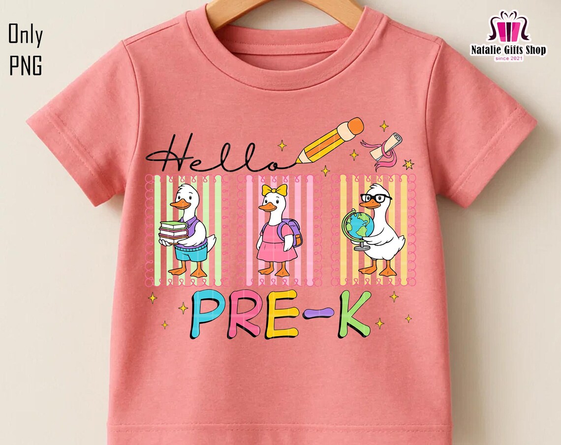 Hello School Png Bundle, Silly Goose Png, Goose Back to School Png, Pre ...