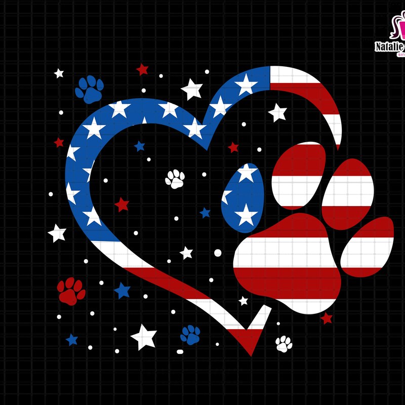 Dog Paw Flag - Etsy