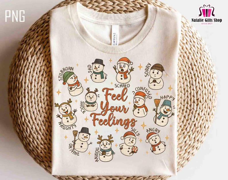 Feel Your Feelings Png, Christmas Snowman Png, Mental Health Awareness ...