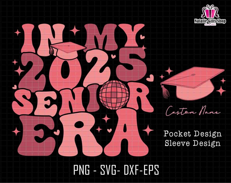 Personalized Teacher Svg, in My 2025 Senior Era Svg, Retro Teacher Svg ...
