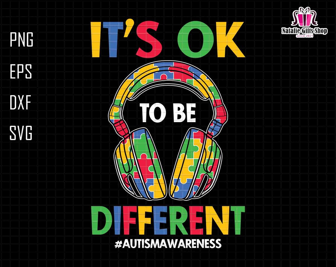 It's Ok to Be Different Svg, Autism Awareness Svg, Lets Grow Together ...
