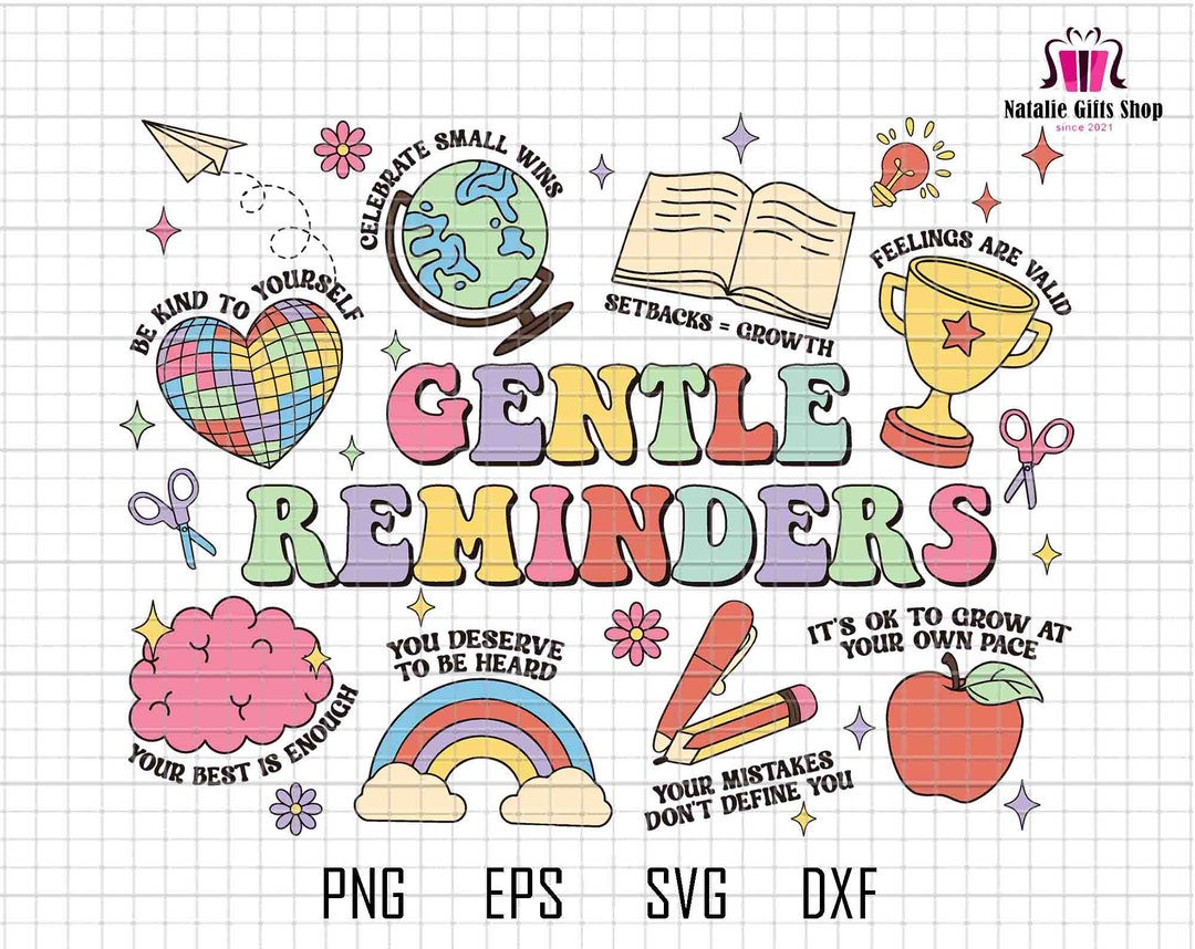 Gentle Reminders Test Day Svg, Teacher Testing Exam Svg, You Got This ...