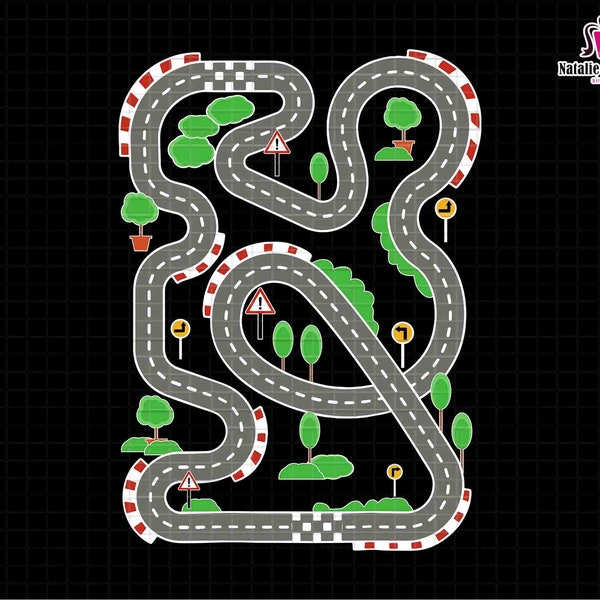 Race Car Track - Etsy