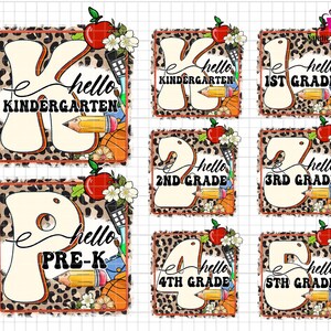 Back to School Png Bundle, Preschool Png , Back to School Png ...