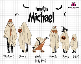 Personalized Family Halloween Svg, Halloween Custom Svg, Spooky Season ...