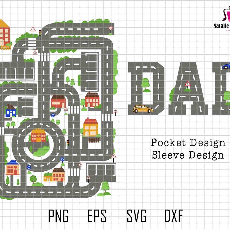 Dad Car Track Tshirt Svg - Etsy
