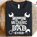 World's Best Mechanic Dad Ever Svg, Mechanic Dad Svg, Mechanic Wrench ...