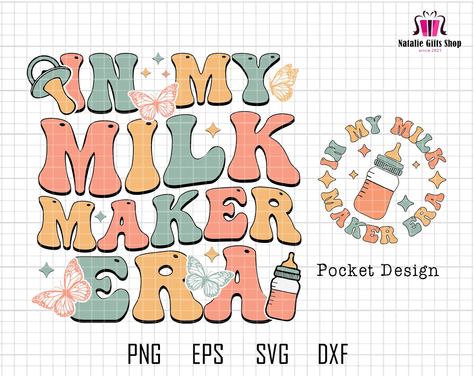 In My Milk Maker Era Svg, Breastfeeding Svg, New Mom Svg, Breastfed ...