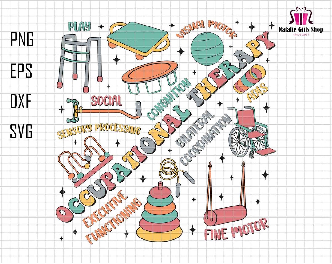 Occupational Therapy Svg, Helping You Grow to Your Full Potential Svg ...