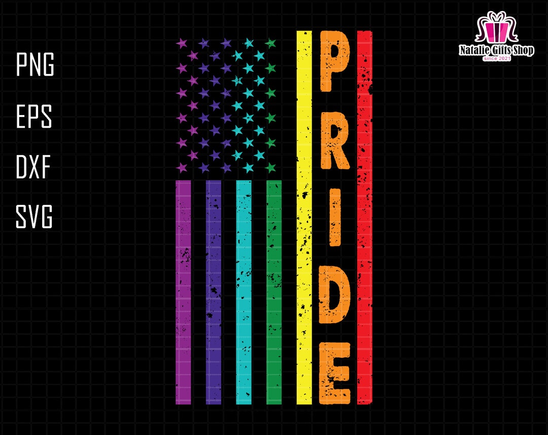 LGBT Flag Svg, Pride Flag Svg, Gay Pride Svg, LGBTQ Svg, Raibow Pride ...