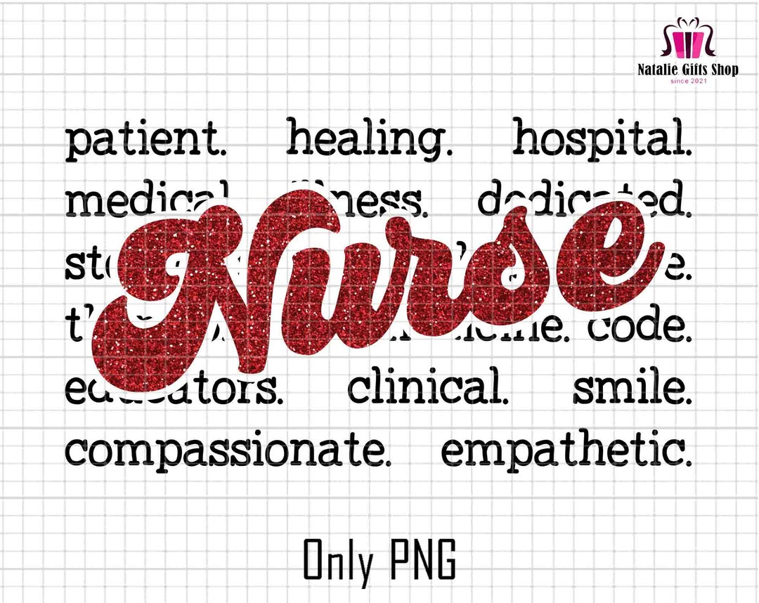 Nurse Word Png, in My Nurse Era Png, Best Nurse Png, Nurse Shirt Png ...