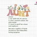Aunt Svg, Aunt Flower Svg, Retro Aunt Svg, Aunt Definition Svg, Floral ...