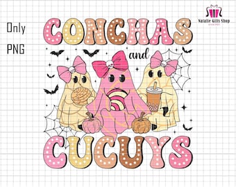 Halloween Coquette Mexican Ghost PNG, Conchas and Cucuys Png, Spooky ...
