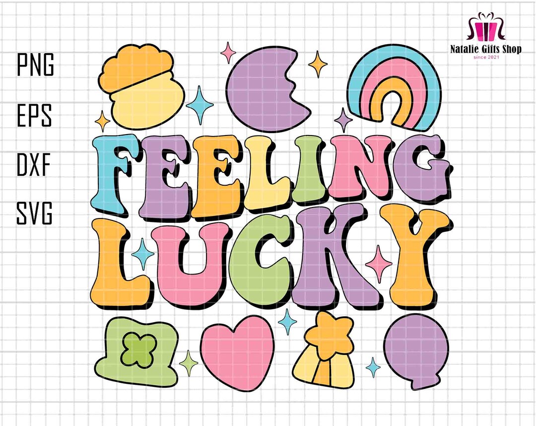 Feeling Lucky Svg, Lucky Charm Svg, Shenanigans Svg, Funny St Patricks ...