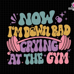 Crying at the Gym Svg, Funny Workout Gym Svg, Gymer Svg, Funny Quotes ...