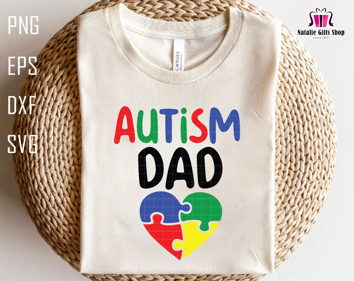 Autism Dad Svg Autism Dad Puzzle Svg Autism Awareness Svg - Etsy