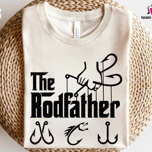 The Rod Father Svg, Funny Fishing Svg, Fishing Cut File, Fishing ...