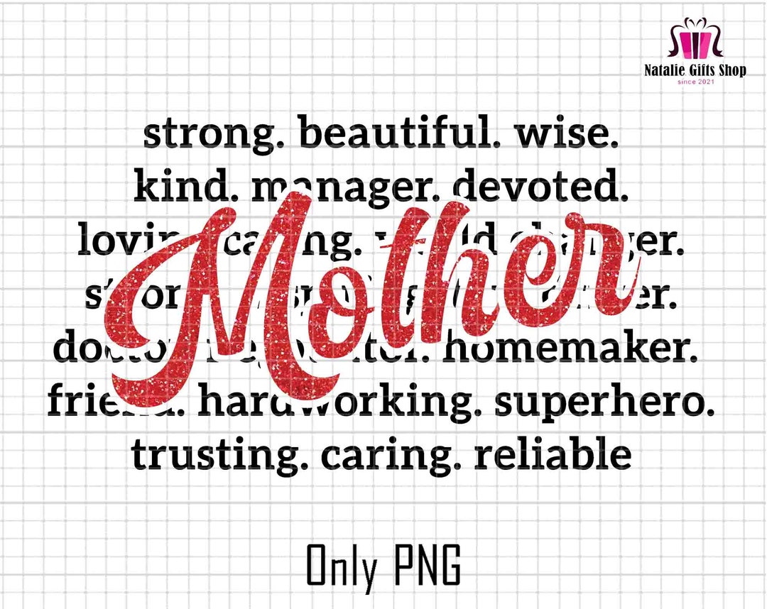 Mother Word Png, in My Mama Erapng, Best Mom Png, Mother's Day Gift Png ...