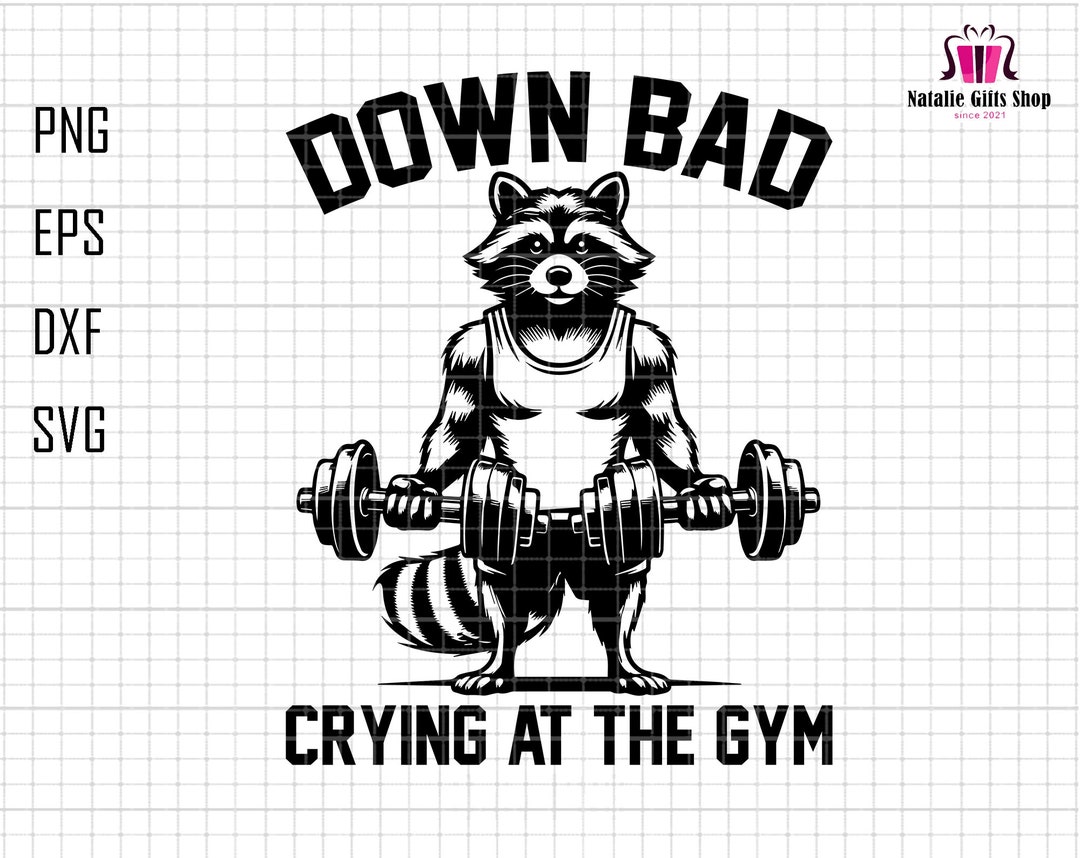 Crying at the Gym Svg, Funny Workout Gym Svg, Gymer Svg, Funny Quotes ...