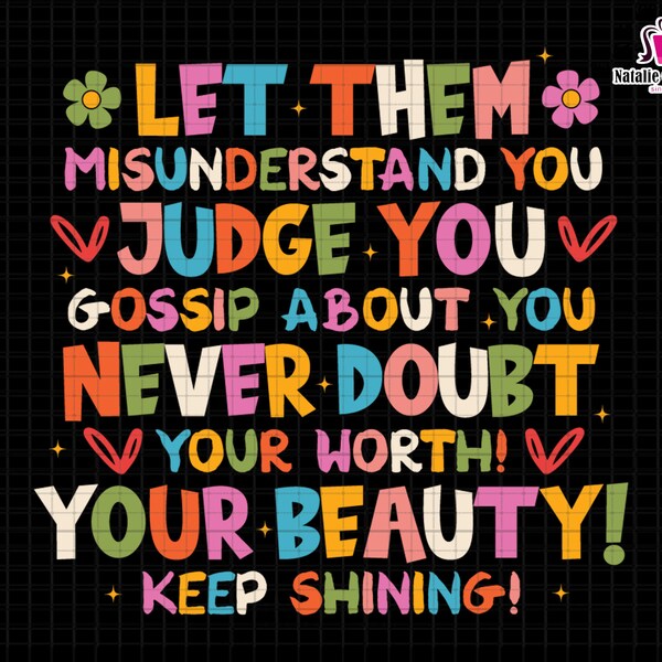 Let Them Misunderstand You Svg - Etsy