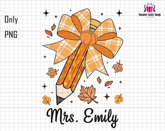 Teacher Png, Pencil Bow Png, Teacher Coquette Bow Png, Back to School ...