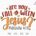 Are You Fall-o-ween Jesus Svg Png, Christian Halloween, Jesus Christ ...