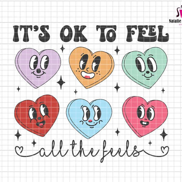 Its Ok to Feel All the Feels Svg - Etsy