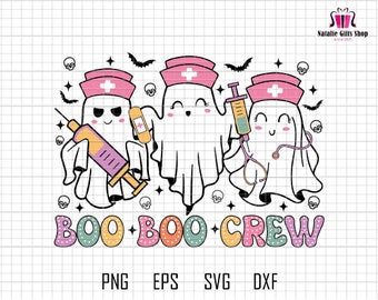 Nurse Halloween Svg, Boo Boo Crew Svg, Spooky Nurse Svg, Nurse Life Svg ...