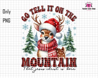 Printable Go Tell It on the Mountain That Jesus Christ is Born ...