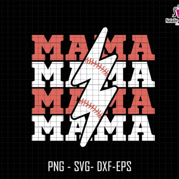 Baseball Lightning Bolt Svg - Etsy