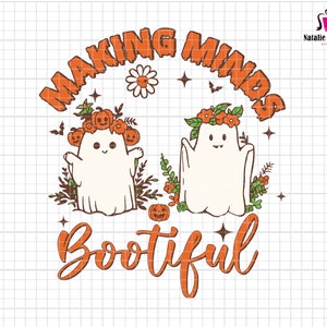 Making Minds Bootiful Svg Boojee Ghost Svg Spooky Pumpkin - Etsy Australia