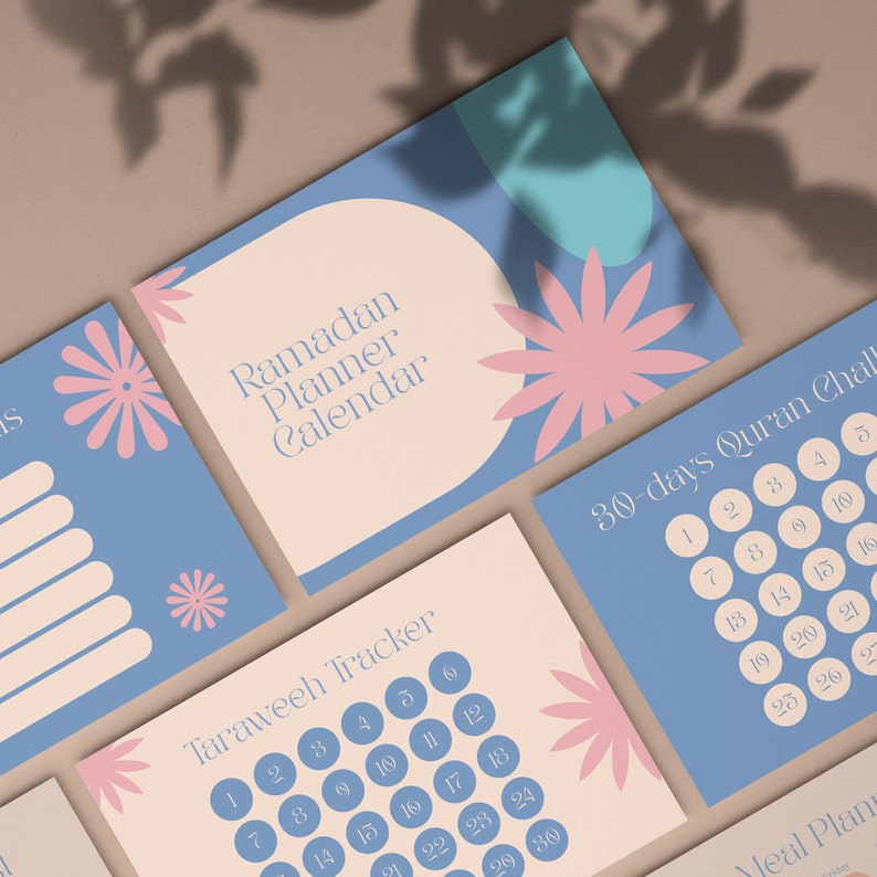 Yearly Printable Ramadan Planner Ramadan Reusable Planner - Etsy