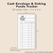 MINIMALISTIC Cash Envelope Tracker & Sinking Fund Tracker Inserts for ...