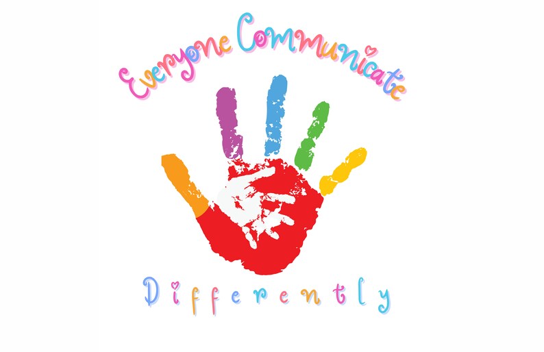 Everyone Communicate Differently Png BUNDLE - Autism Awareness Png ...