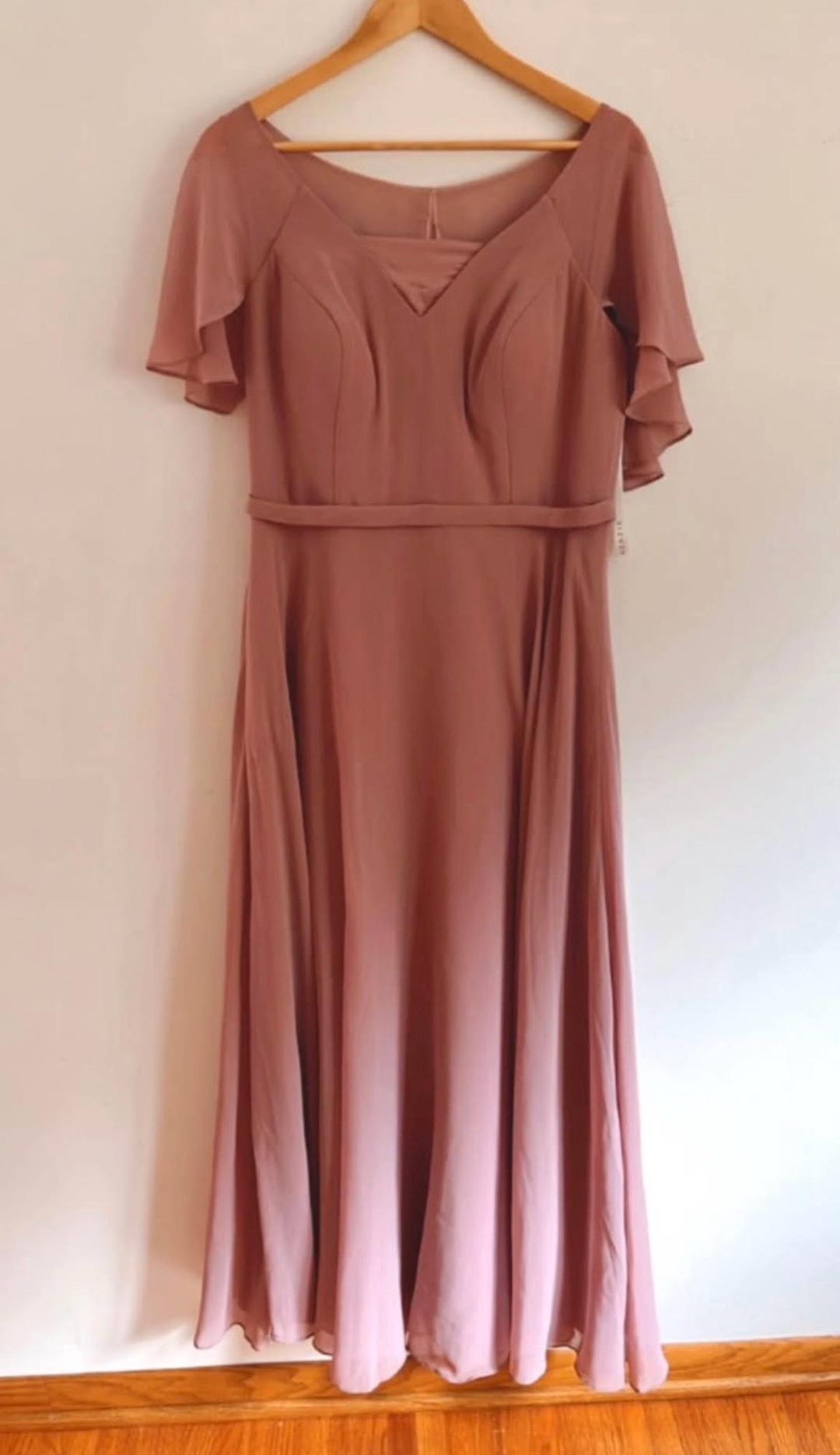 Azazie Vintage Mauve Bridesmaid Dress Size 12 - Etsy