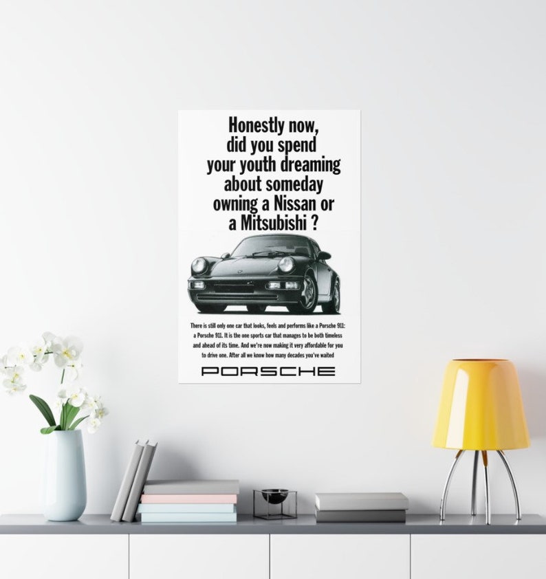 Porsche Poster Vintage Porsche Artwork 911 Wall Art Vintage - Etsy