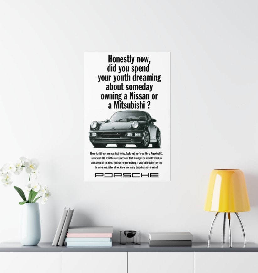 Porsche Poster Vintage Porsche Artwork 911 Wall Art Vintage - Etsy