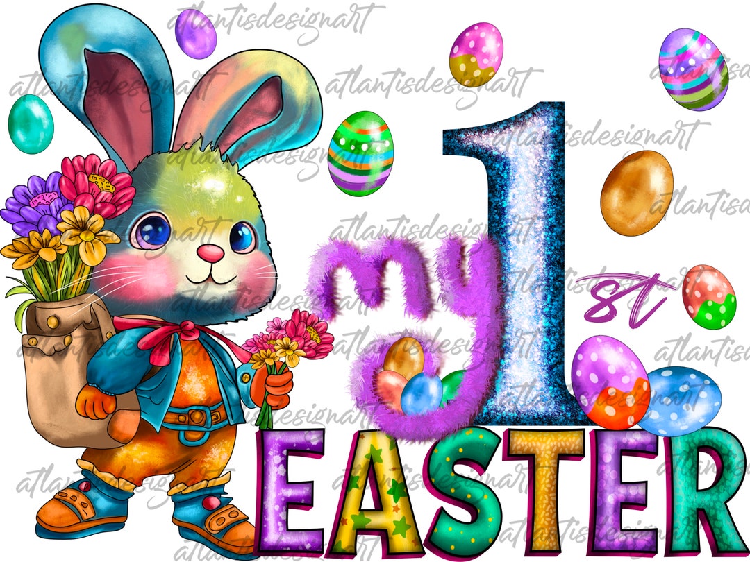My First Easter Png, My 1st Easter Png, Happy Easter Png, Easter Boy ...