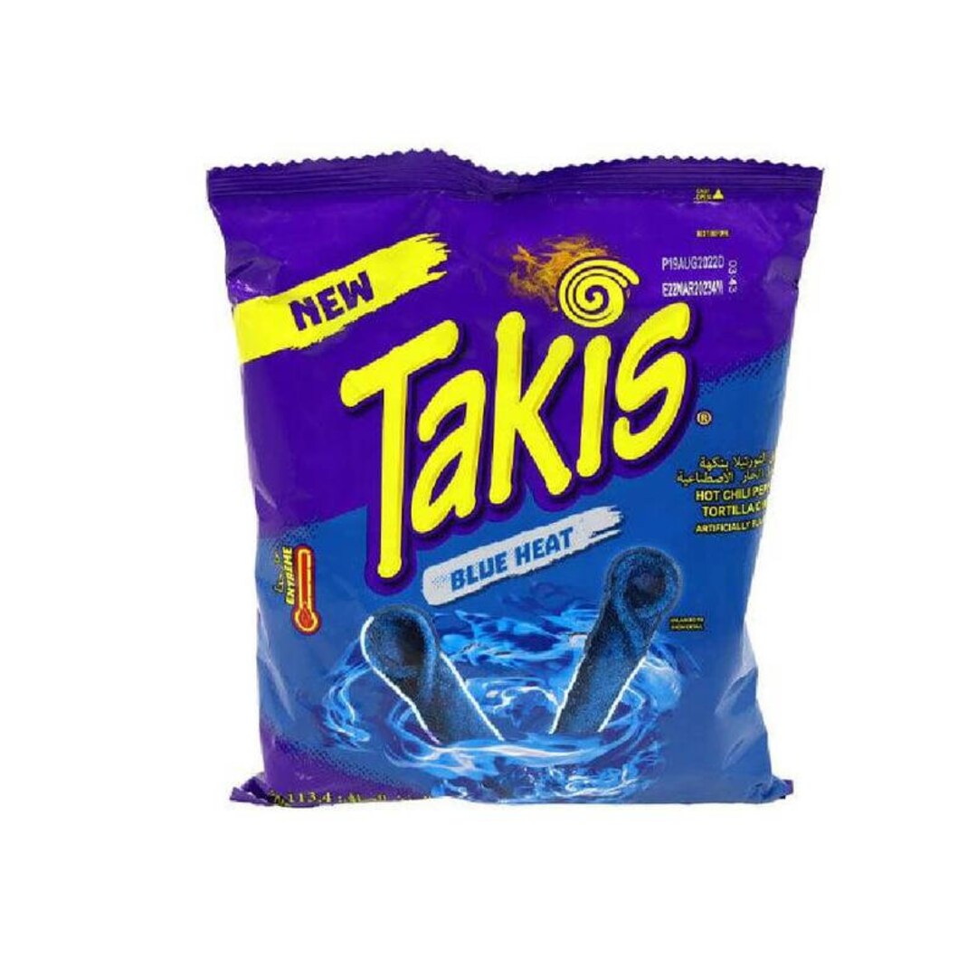 TAKIS BLUE HEAT 4oz American Mexican Spicy Hot Snack Rolled - Etsy UK