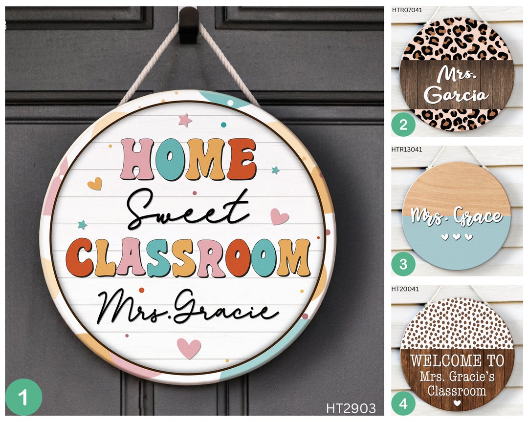 Teacher Door Sign Classroom Door Sign Teacher Classroom - Etsy