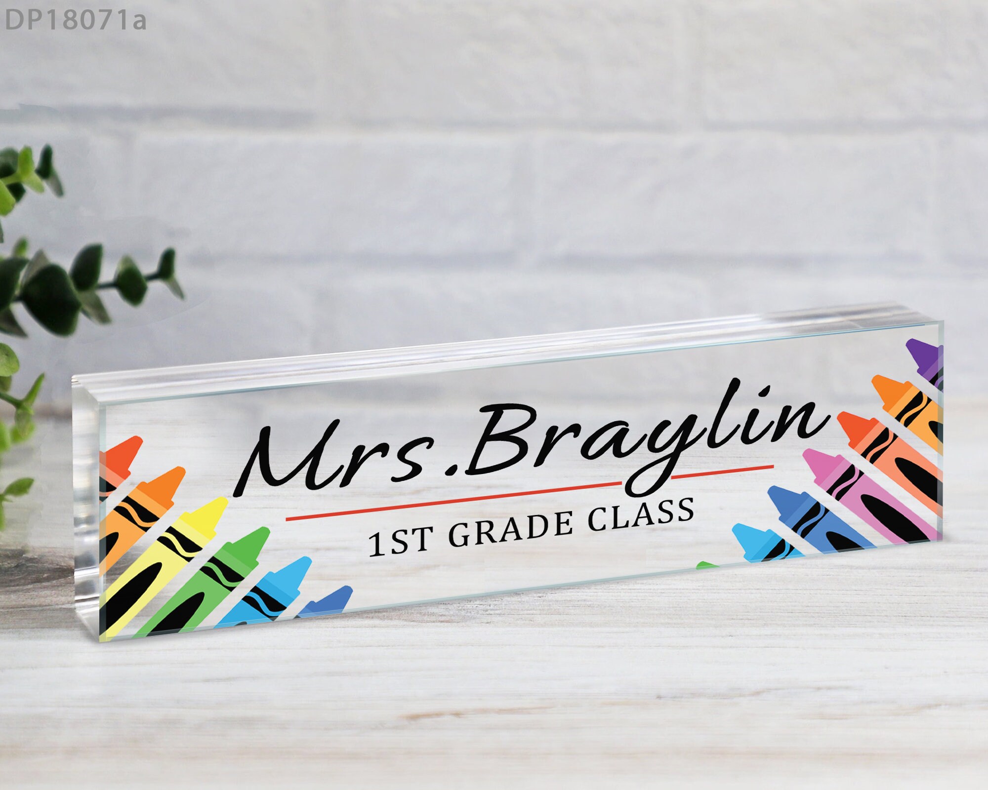 Teacher Desk Name Plate Desk Name Plaque for Teacher Teacher - Etsy