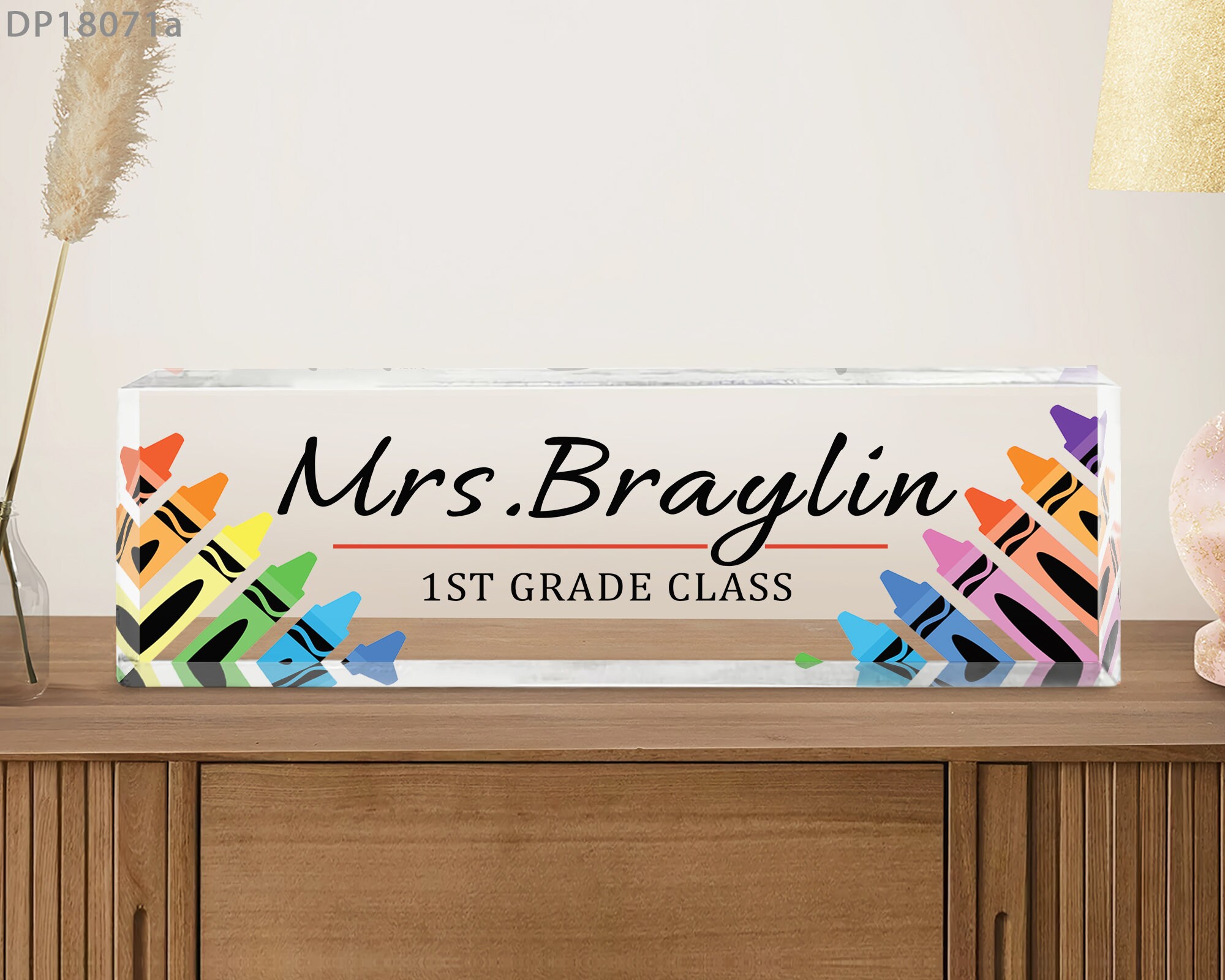 Teacher Desk Name Plate Desk Name Plaque for Teacher Teacher - Etsy