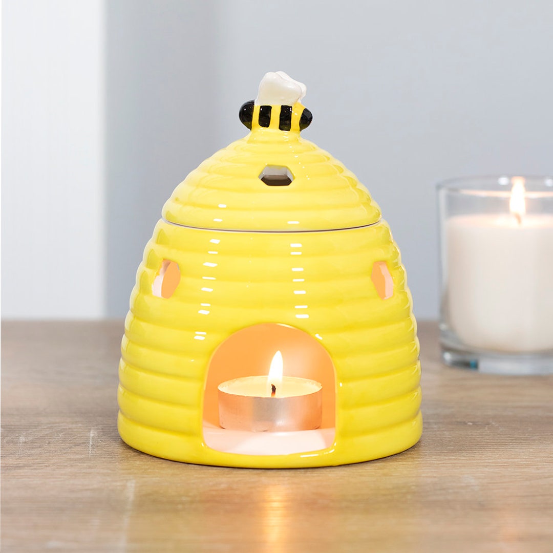 Yellow Beehive Oil Burner Bumblebee Oil Burner Bee Wax Melts - Etsy